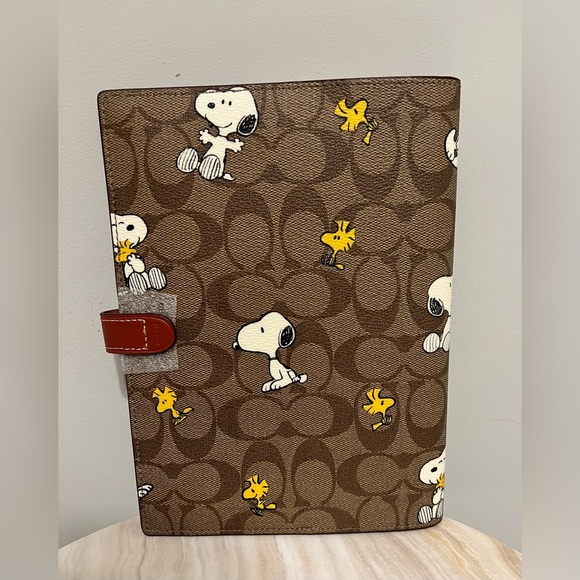 Coach | Office | Coach X Peanuts Notebook In Signature Canvas With ...